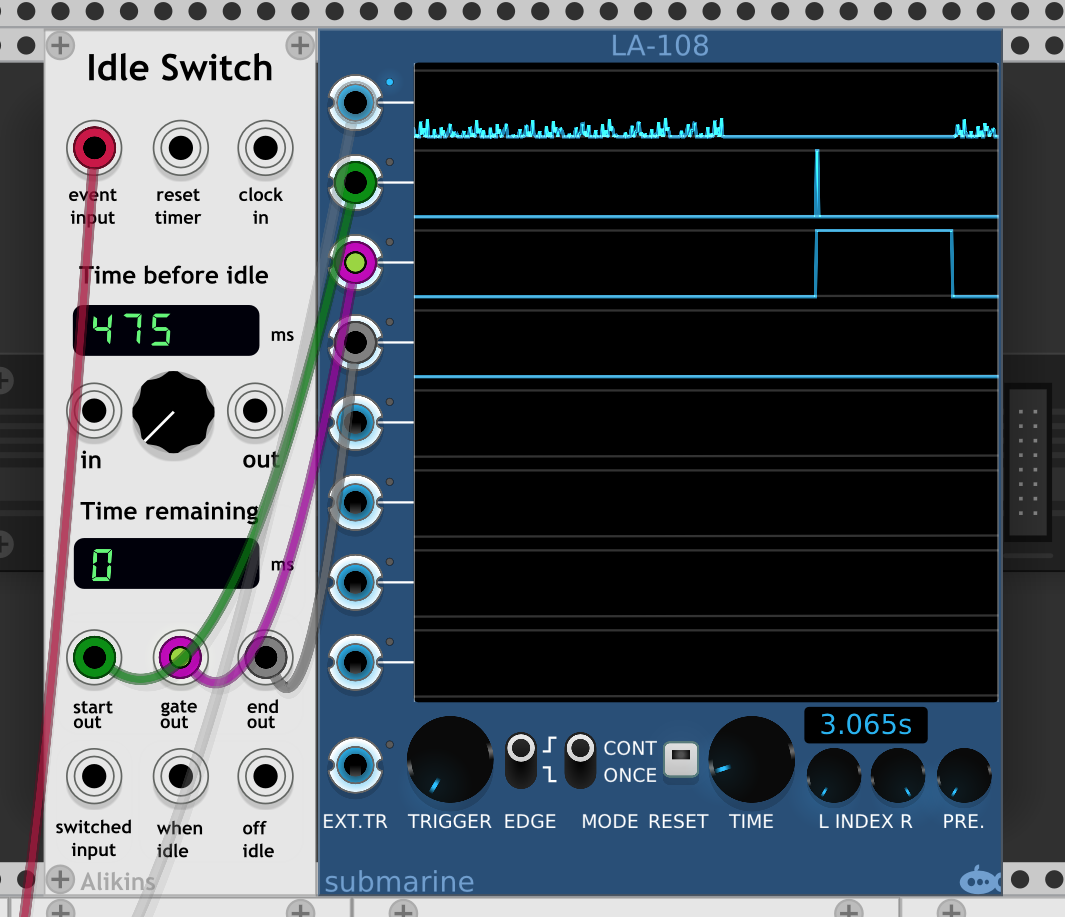 Trigger Event When No Audio Plugins Modules VCV Community